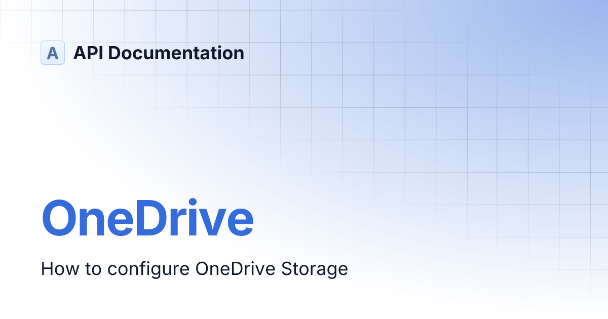OneDrive | API Documentation